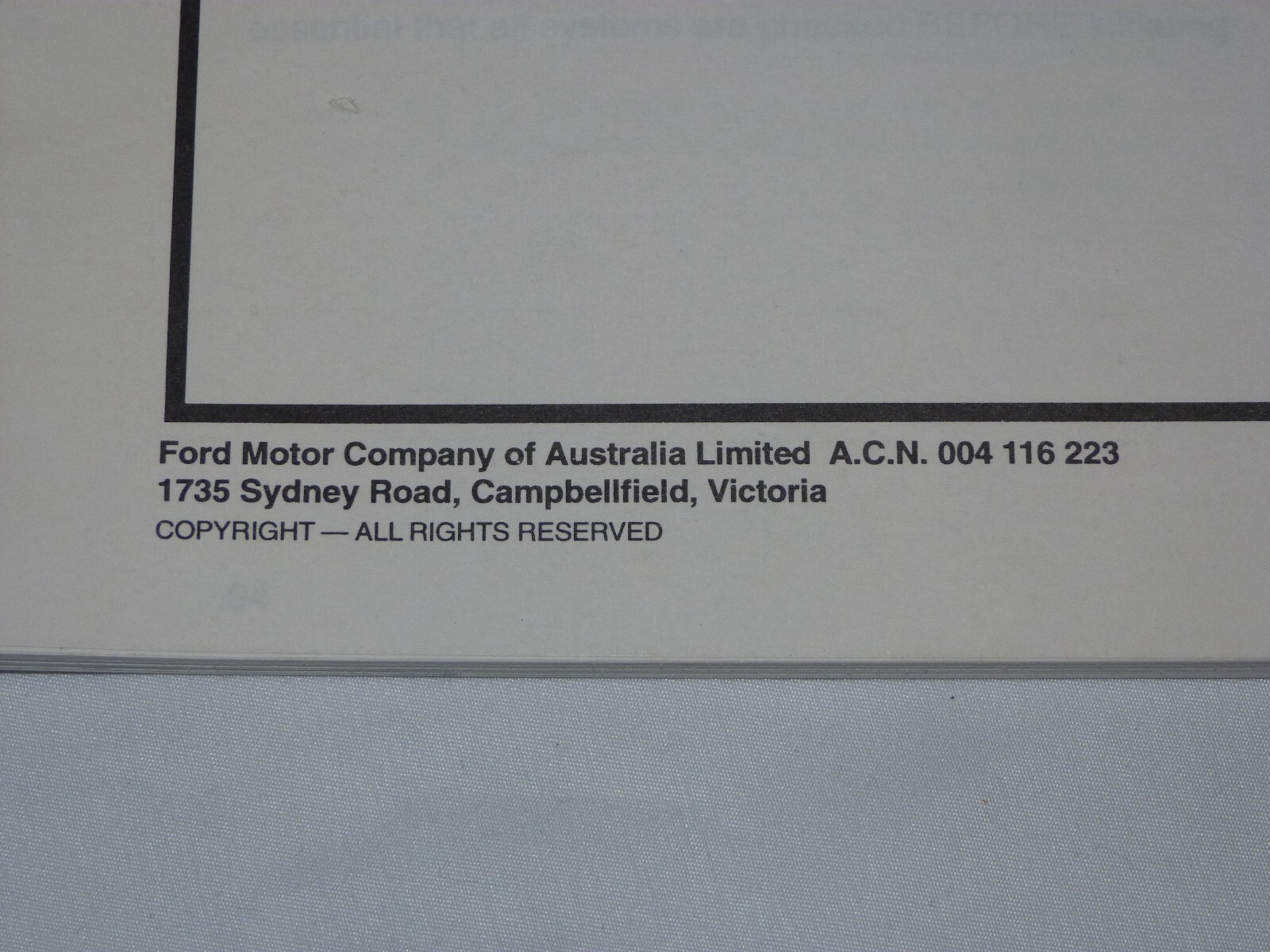 GENUINE 1994 FORD KJ LASER TECHNICIAN NOTES | eBay