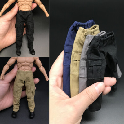1/12 Scale Clothes Casual Pants Trousers Model Overalls Fit 6" GWToys ...