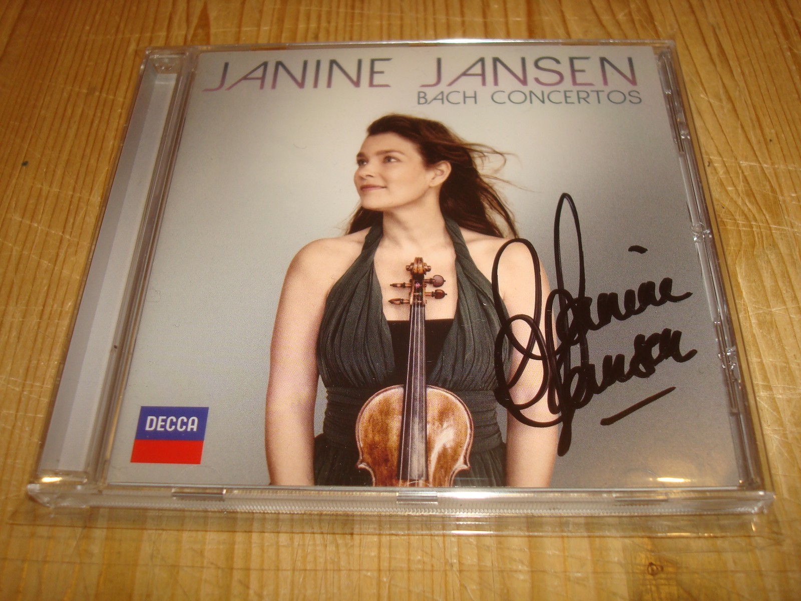 JANINE JANSEN Bach Violin Concertos Violinkonzerte DECCA CD NEW Signed ...