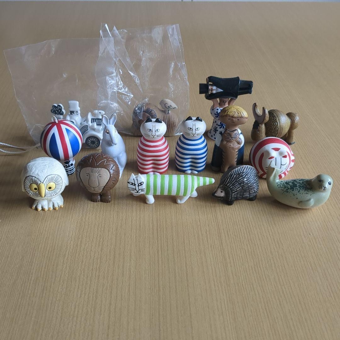 Lisa Larson Capsule Q Museum Miniature Fabrica Small Figurine Set of 15 ...