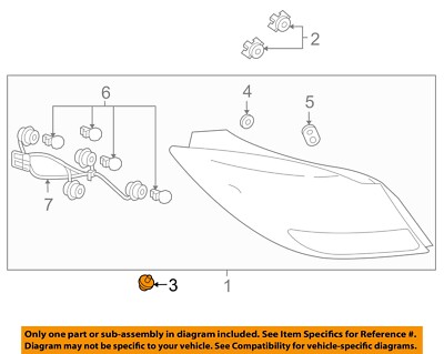 GM OEM 11-17 Regal Rear Lamps Tail Lamps-Tail Lamp Assy Retainer ...
