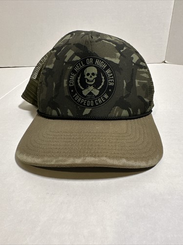 Patagonia Torpedo Crew Come Hell Or High Water Mesh Back Trucker Hat ...