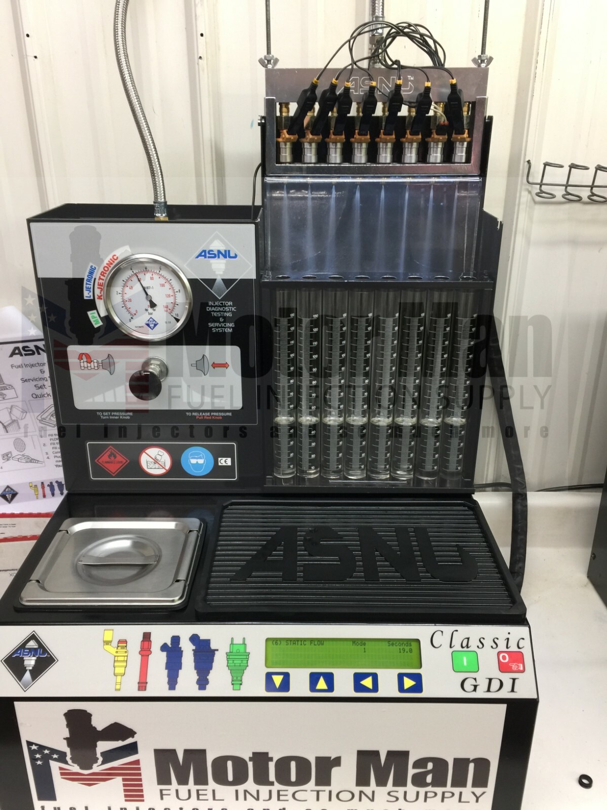 Motor Man | 0280156095 2M5V-AB Fuel Injector for 2002-2004 Ford Focus ...