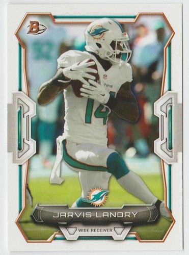 2015 Bowman Football #V88 Jarvis Landry - Miami Dolphins | eBay