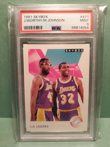 1991 Skybox J. Worthy / M. Johnson #471 - PSA 9 | eBay