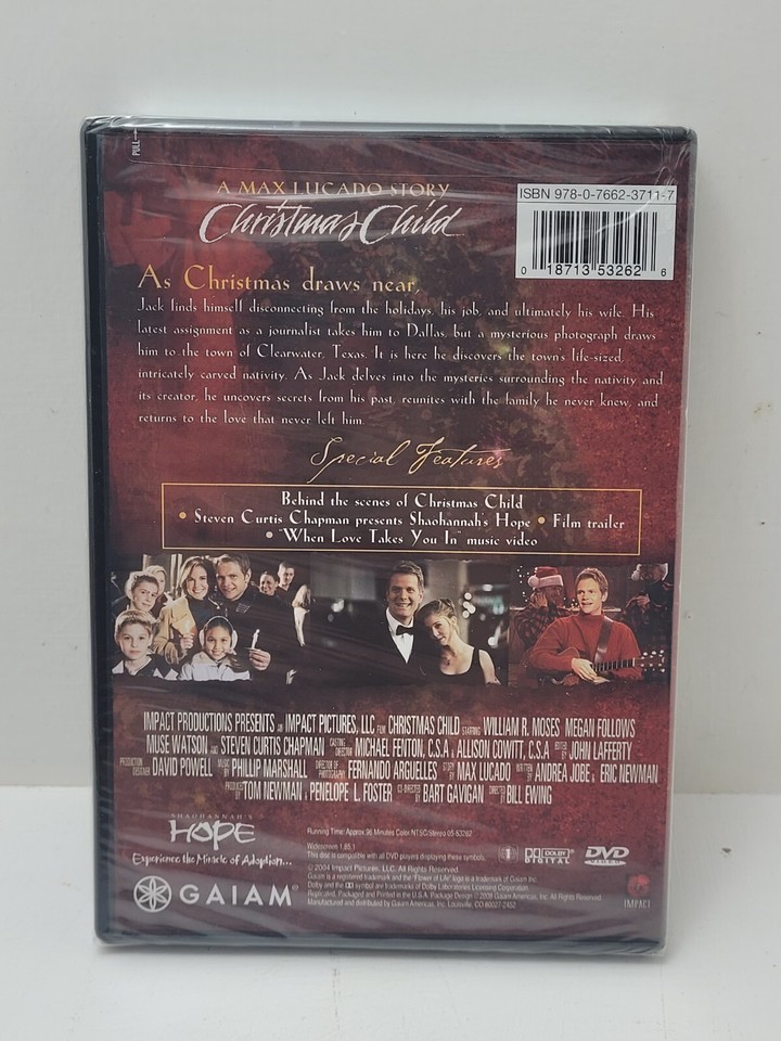 The Christmas Child [DVD] Slip Cover New Sealed Widescreen | eBay