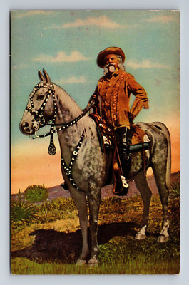 Colonel William Frederick Cody Buffalo Bill Portrait on Horseback ...
