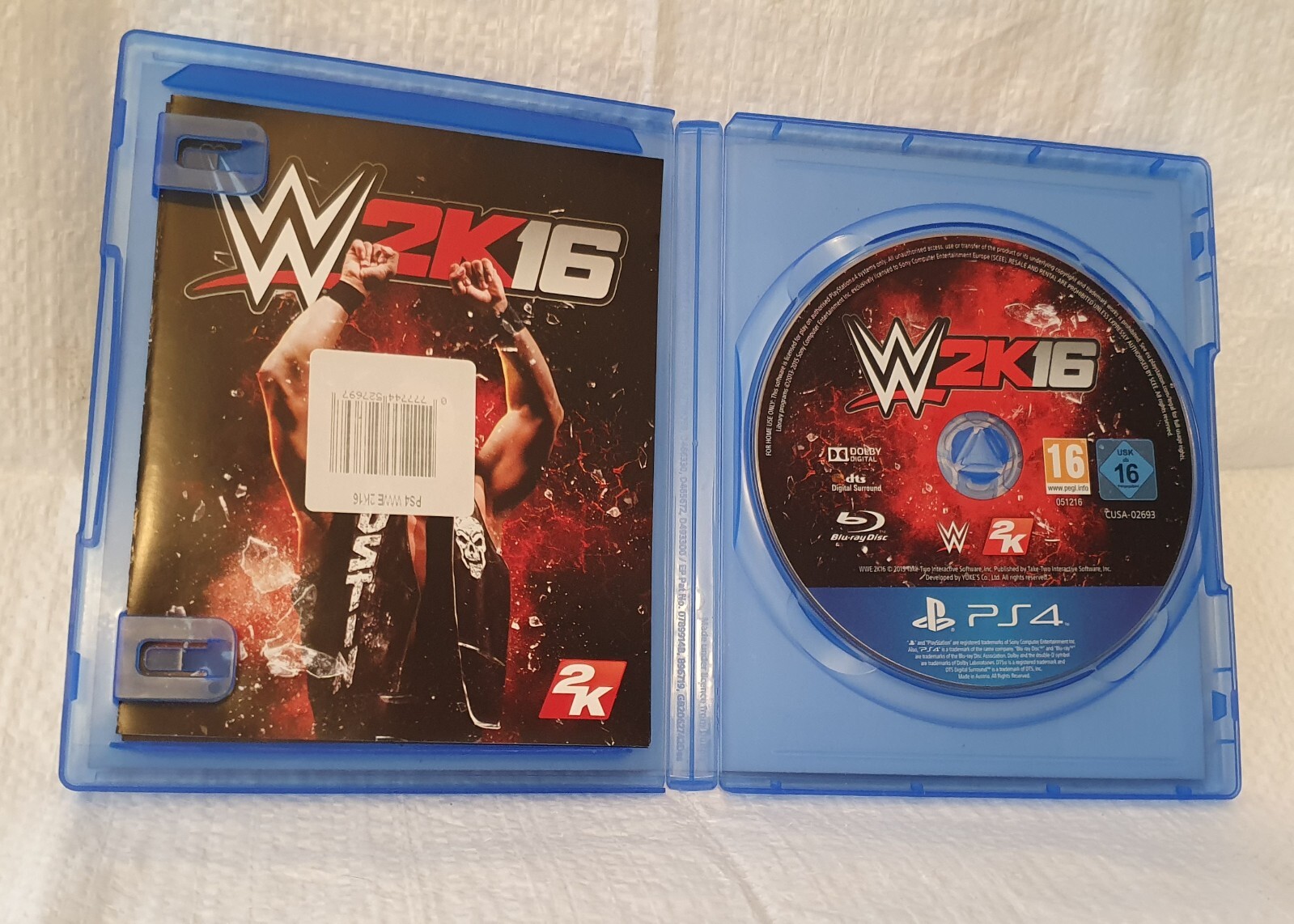 PS4 GAME WWE 2K16 WRESTLING | eBay