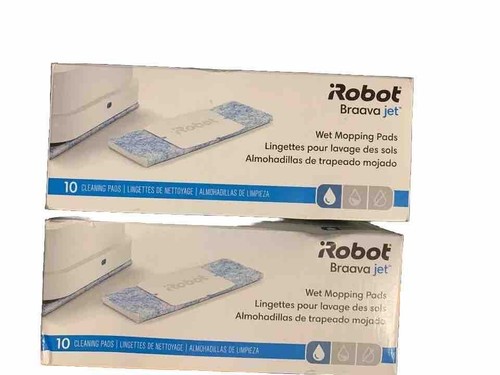 iRobot BRAAVA JET 200 Series Mop💧WET MOPPING PADS (10 Pk) 🆕Genuine ...