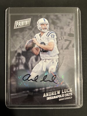 2017 Panini Black Friday #31 Andrew Luck Autograph Colts SSP | eBay