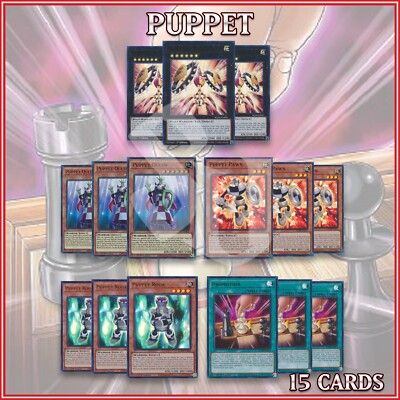 PUPPET DECK 15 | Promotion Pawn Queen Rook Number 72: Shoot YuGiOh 🔥 | eBay