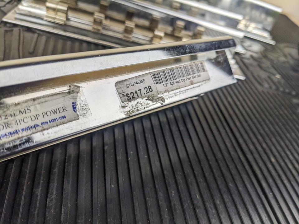 #bb716 Cornwell Tools Stainless Steel Socket Tray Caddy Rail SOLD ...