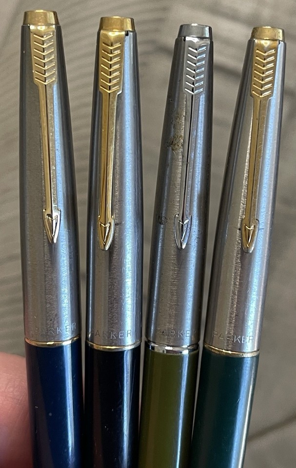 Lot of 11 Parker 45 and Parker 21 Fountain Pens - Good Nibs (*) | eBay