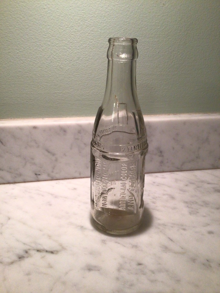 Delaware Punch Bottle, clear glass, triangular shape base | eBay