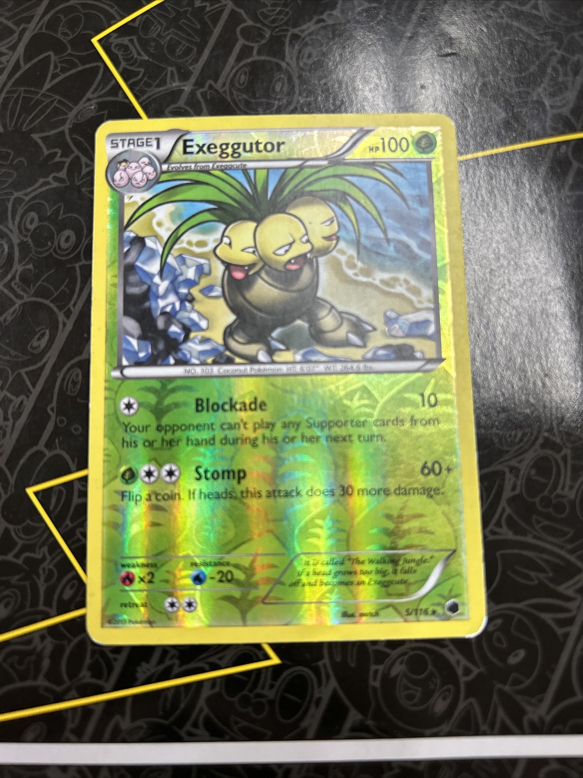 MP Pokemon Exeggutor - 5/116 - Rare - Reverse Holo | eBay