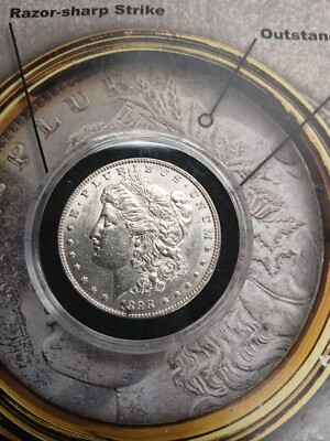 SILVER 1898-P Morgan Dollar TP-8185 | eBay