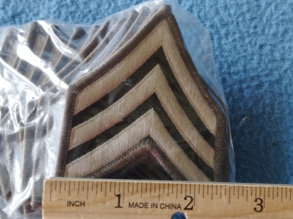 BUNDLE OF 20 - Army Sergeant AGSU Military Patches - NEW SEALED ...