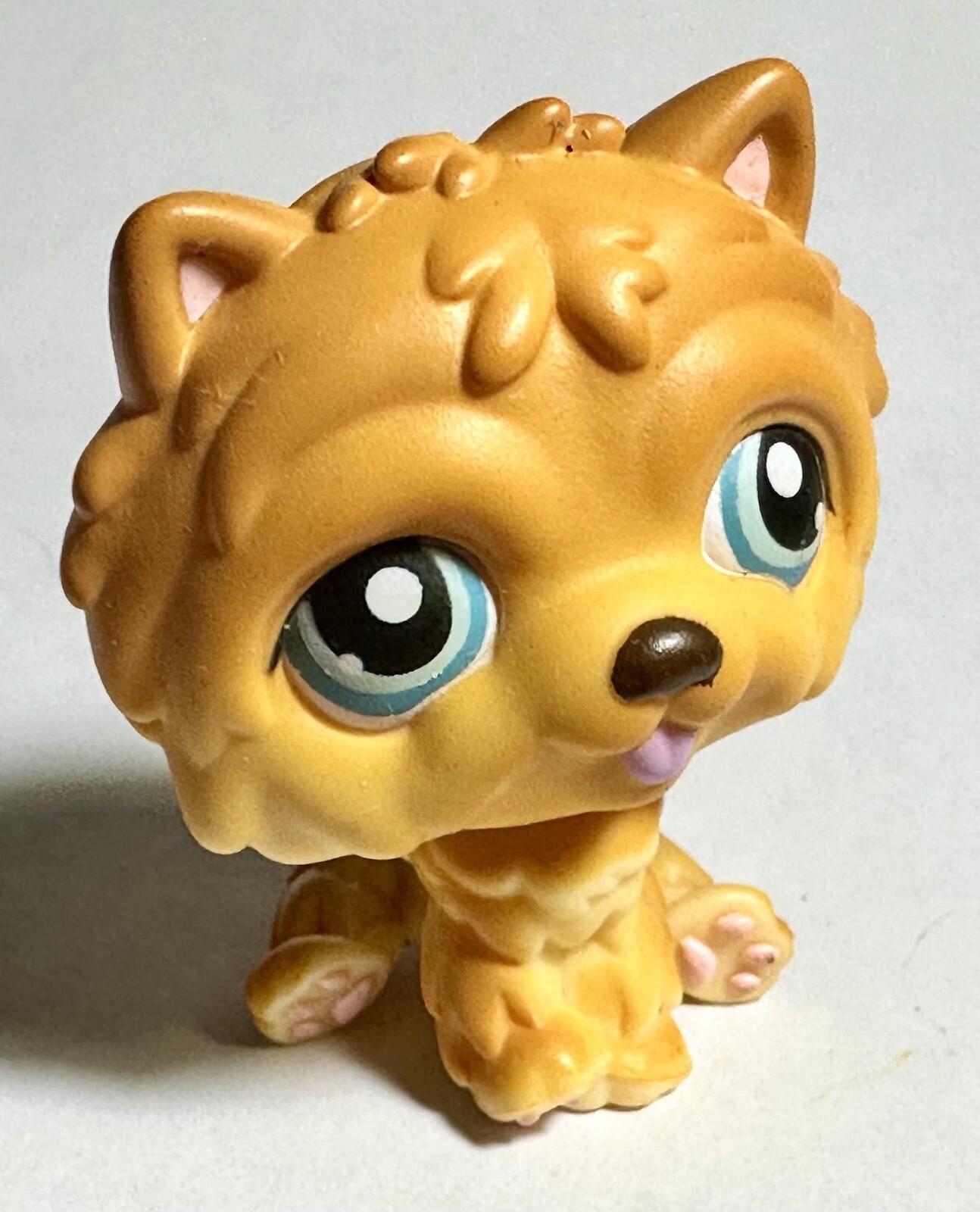 Littlest Pet Shop Dog LPS #117 Tan Chow Chow Authentic LPS Rare 065 | eBay