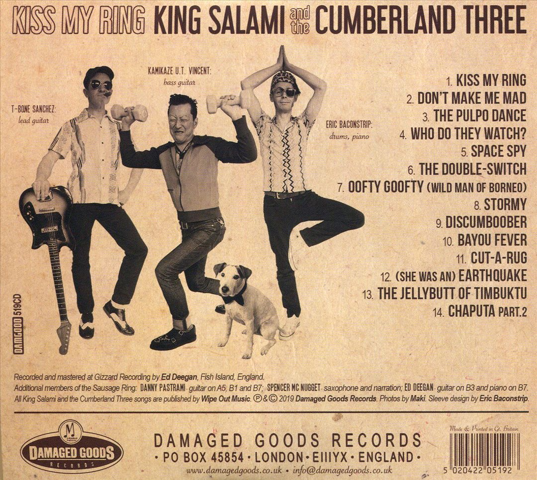 KING SALAMI & CUMBERLAND THREE - KISS MY RING NEW CD 5020422051928| eBay