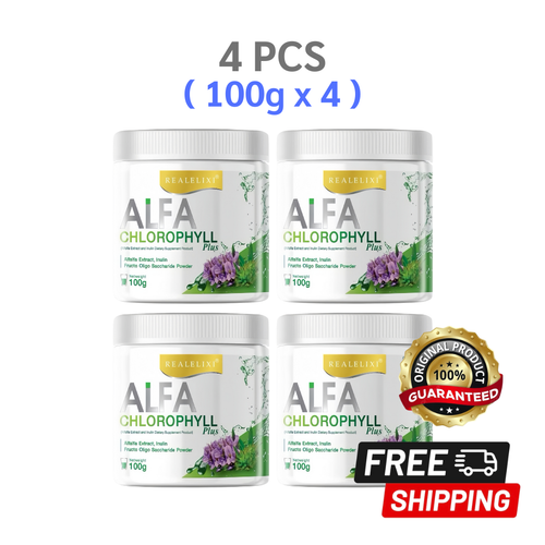 4x REAL ELIXIR ALFA CHLOROPHYLL PLUS Detoxification Fiber Dietary Supplement | eBay