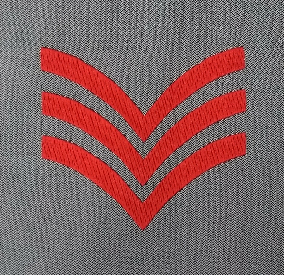 Genuine British QARANC Q A Royal Army Nursing Corps Rank Patches SGT X4 ...