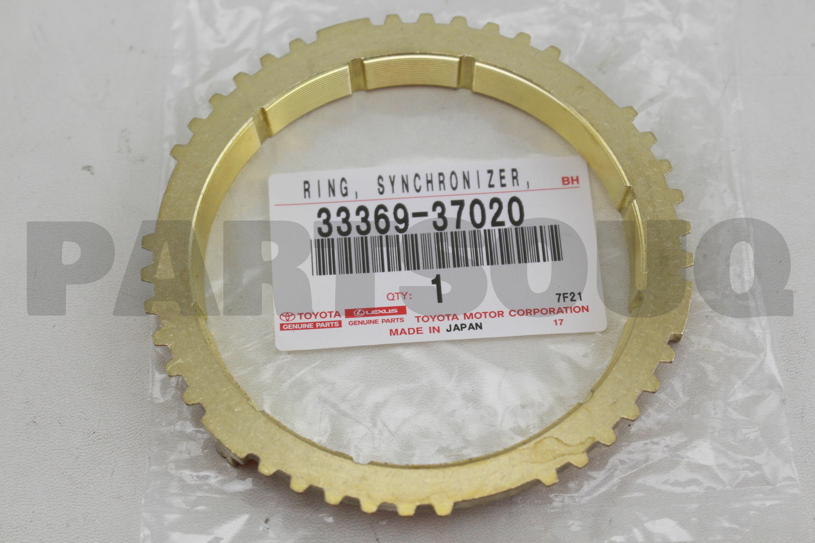 Genuine Toyota 3336937020 RING, SYNCHRONIZER (FOR 3RD GEAR) 33369-37020 ...