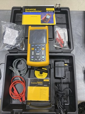 FLUKE 123 INDUSTRIAL SCOPE METER (SCOPEMETER) OSCILLOSCOPE 20 MHZ | eBay