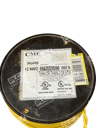 CME Wire & Cable E102470 THHN THWN-2 MTW Insulated Wire 12 AWG Stranded ...