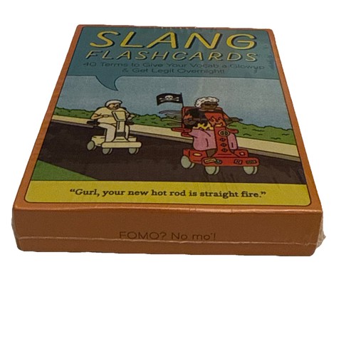 Slang Flashcards Deck, 40 Funny Flashcards to Give Your Vocab a Glowup ...