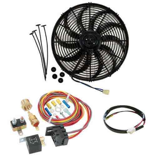 Champion Cooling Systems CCFK12K1 Swept-Blade Electric Cooling Fan Kit ...