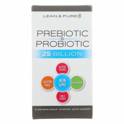 Prébiotique & Probiotique 30 Comprimé Veg Par Lean & Pure | eBay