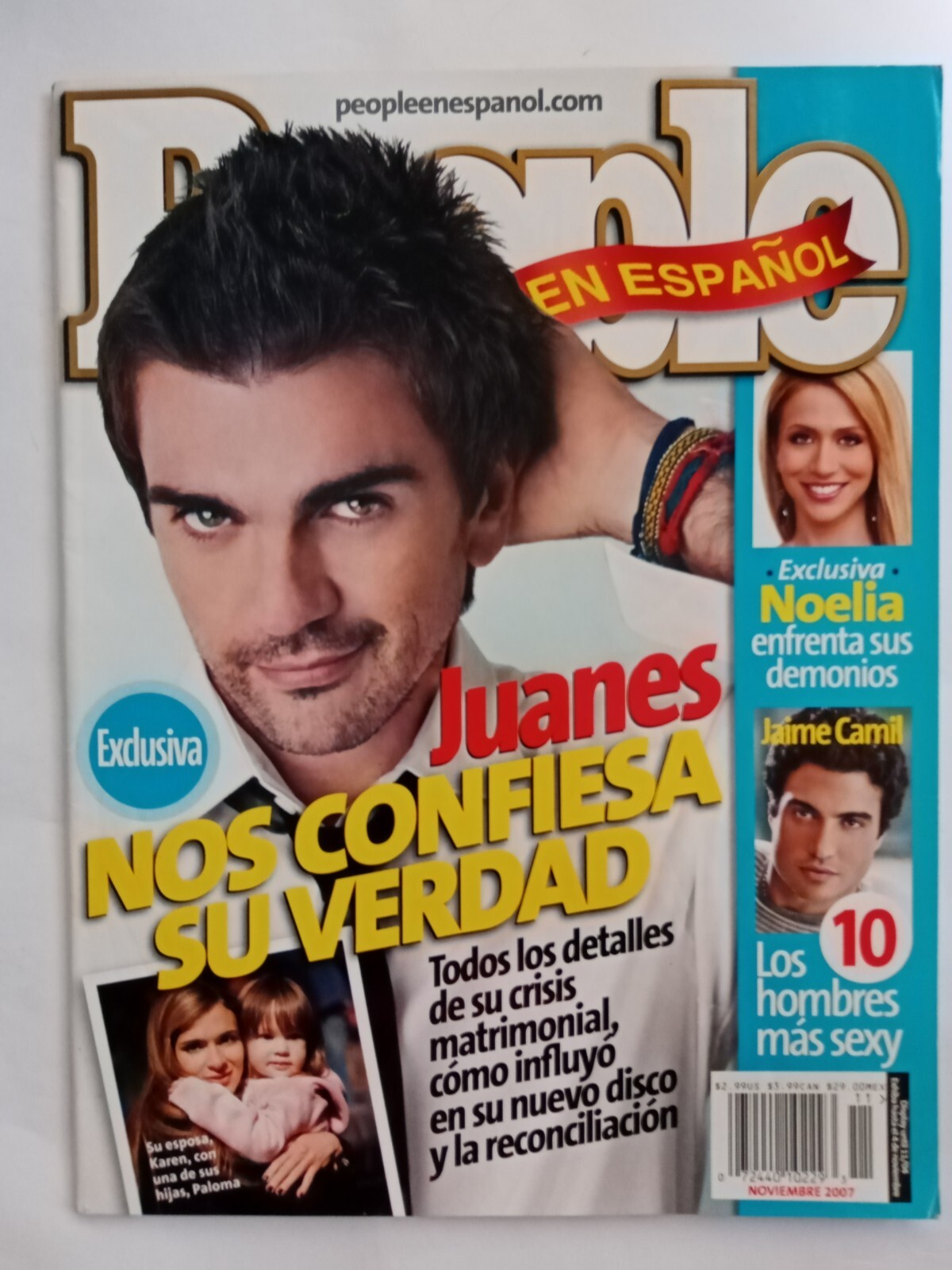 JUANES PEOPLE MEXICAN MAGAZINE MEXICO SPANISH NOVEMBER 2007 | eBay