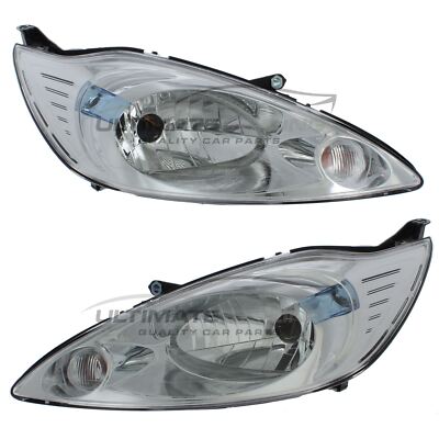 2008-2017 Pair Set Of 2 Headlights Driving Head Lights Headlamps Driver ...