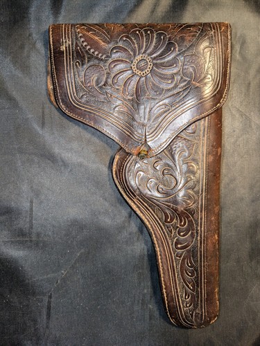 Vintage Hand Tooled Western Style Holster for WW1 Luger | eBay