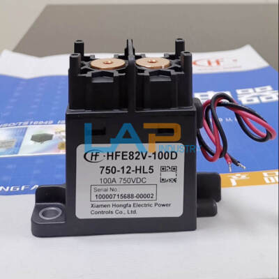1PCS New HONGFA HFE82V-100D-750-12-HL5 12VDC HVDC Automotive Relay 100A ...