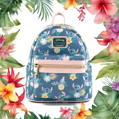 Loungefly Disney Lilo & Stitch Scrump Floral Pineapple Mini Backpack ...