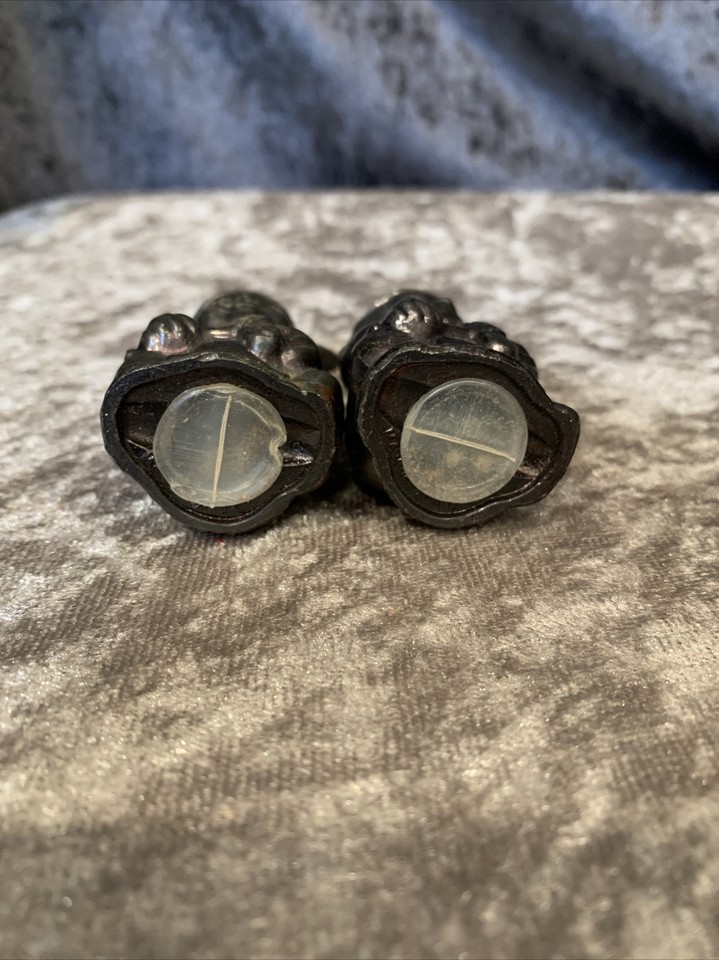 Vintage Die Cast Metal Native American Indian Salt and Pepper Shakers ...