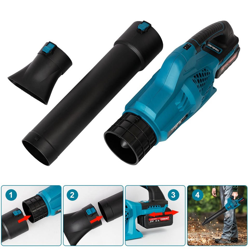 Cordless Leaf Blower 2in1 Leaf Blower & Suction Vacuum with 2 Battery ...