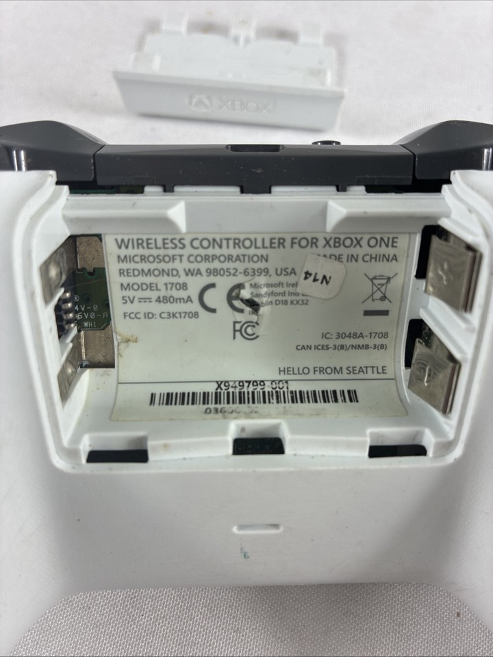 Microsoft Xbox One Wireless Controller Model 1708 OEM Bluetooth Tested ...