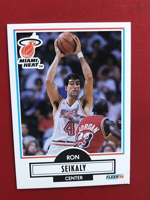 1990-91 Fleer Rony Seikaly Michael Jordan #102 HOF | eBay