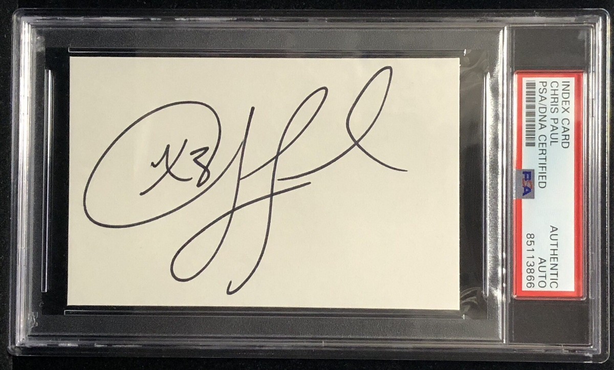 Chris Paul Autograph