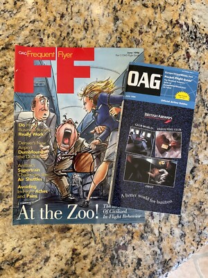 OAG Pocket Flight Guide Europe Africa ME June 1996 Frequent Flyer ...