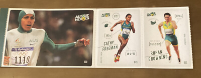 woolworths aussie heroes Olympic and Paralympic Sticker No.049,050,051 ...