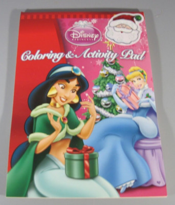 Disney Princess Coloring & Activity Pad 2009 8 in X 5.5 in 64 Pages | eBay