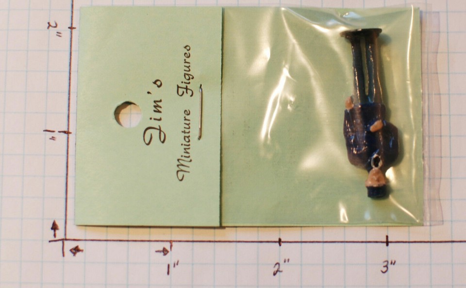 Conductor Figure, O O-27 Gauge, Hand Painted, USA Made, Metal Figure | eBay