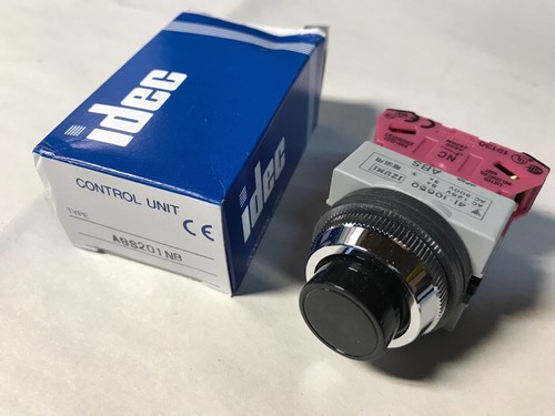 NEW IDEC ABS CONTROL UNIT ABS201NB BLACK PUSH BUTTON NC 125V 41-10650 ...