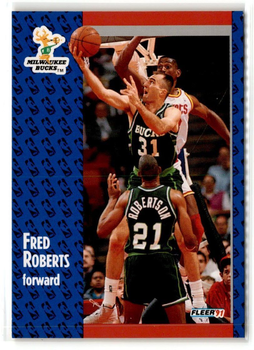 Fred Roberts Milwaukee Bucks 1991-92 Fleer #117 | eBay