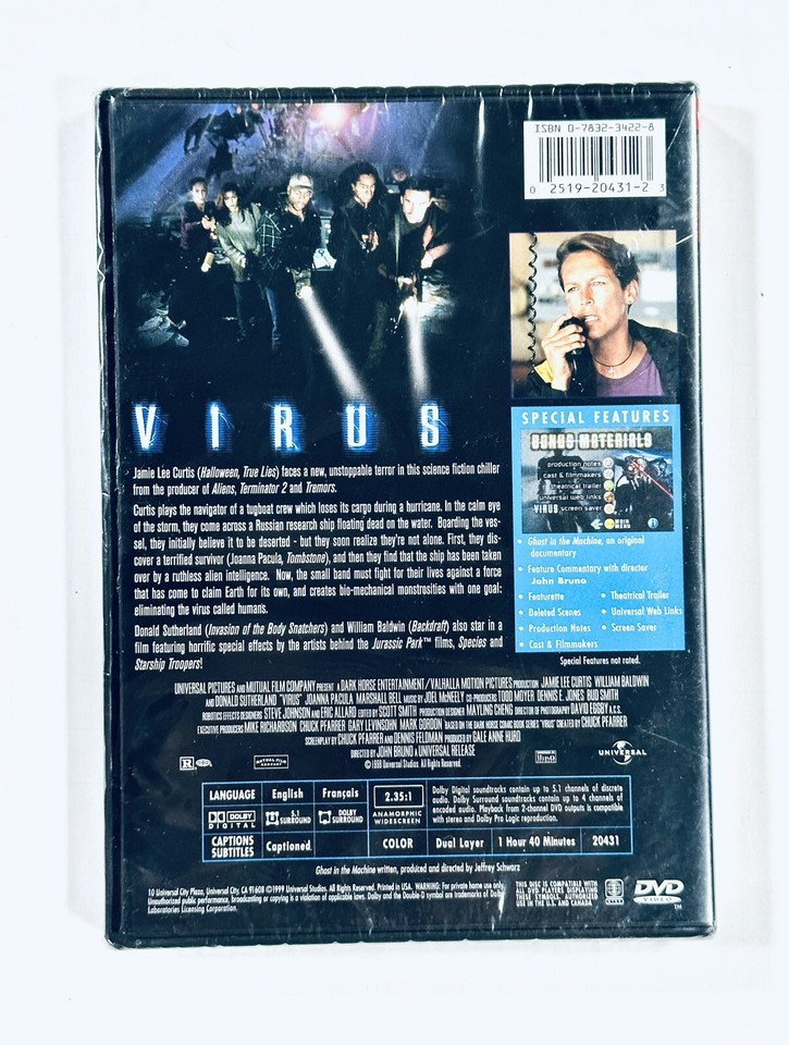 Virus (DVD, 1999) | NEW SEALED! 25192043123| eBay