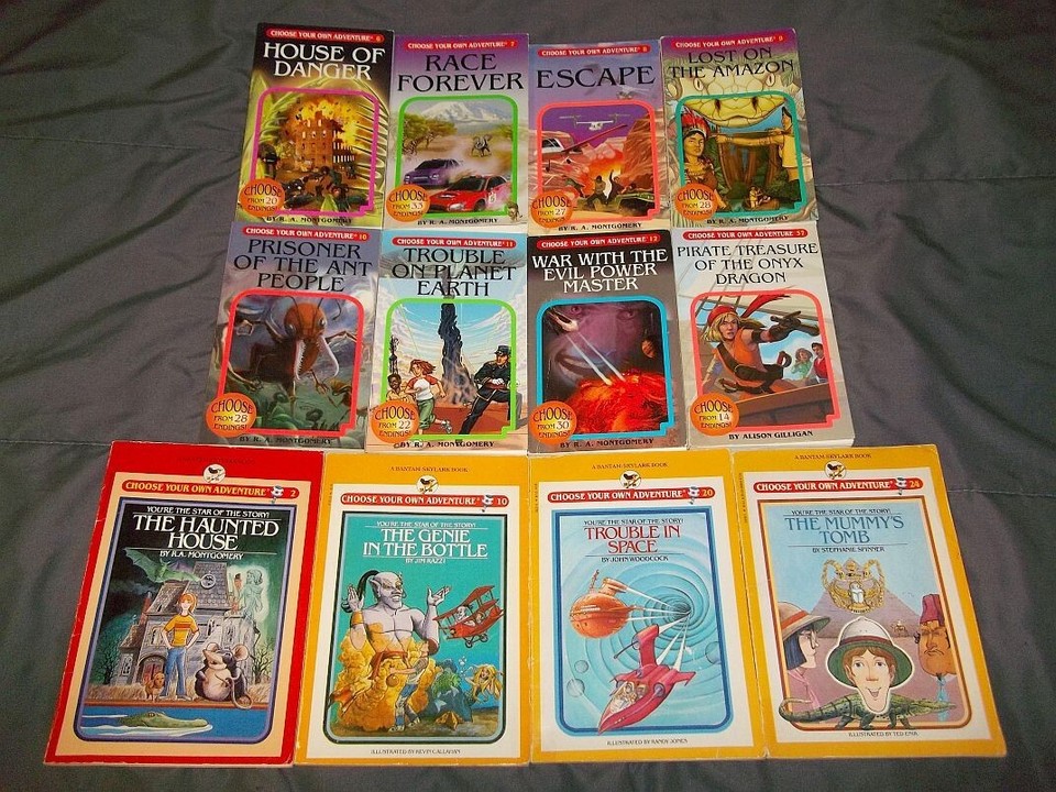 Lot of 37 Roleplaying Gamebooks - Choose Your Own Adventure, Fantasy ...