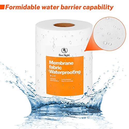 Waterproofing Membrane Fabric, 6 Inch X 75 Foot Roll Anti-Fracture ...